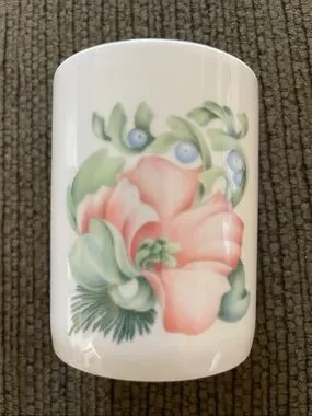 Bath | Vintage Cacharel Porcelain Set Made For Anise Anise Pink Floral ...